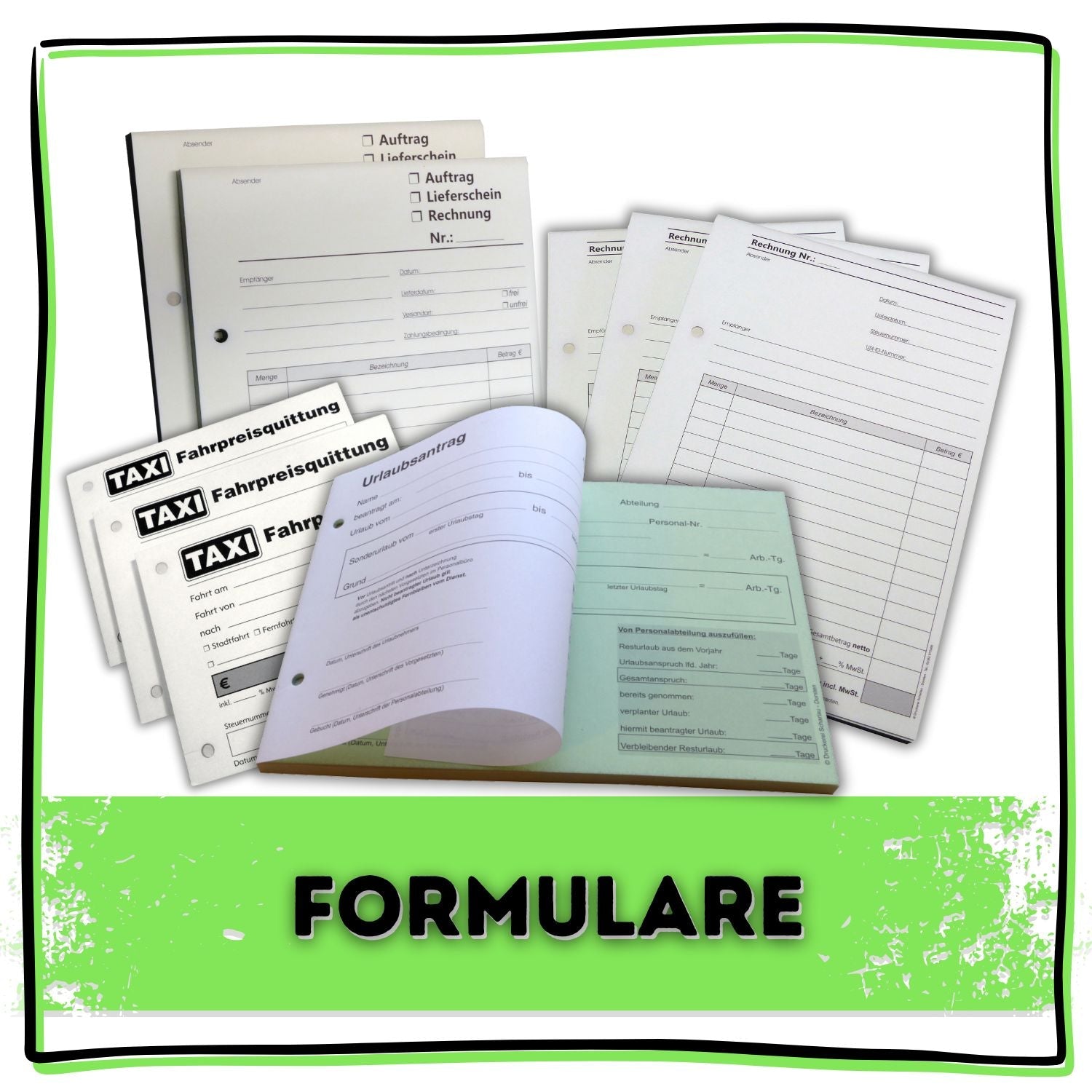 Formulare (verschiedene) – Office Formulare Scharlau
