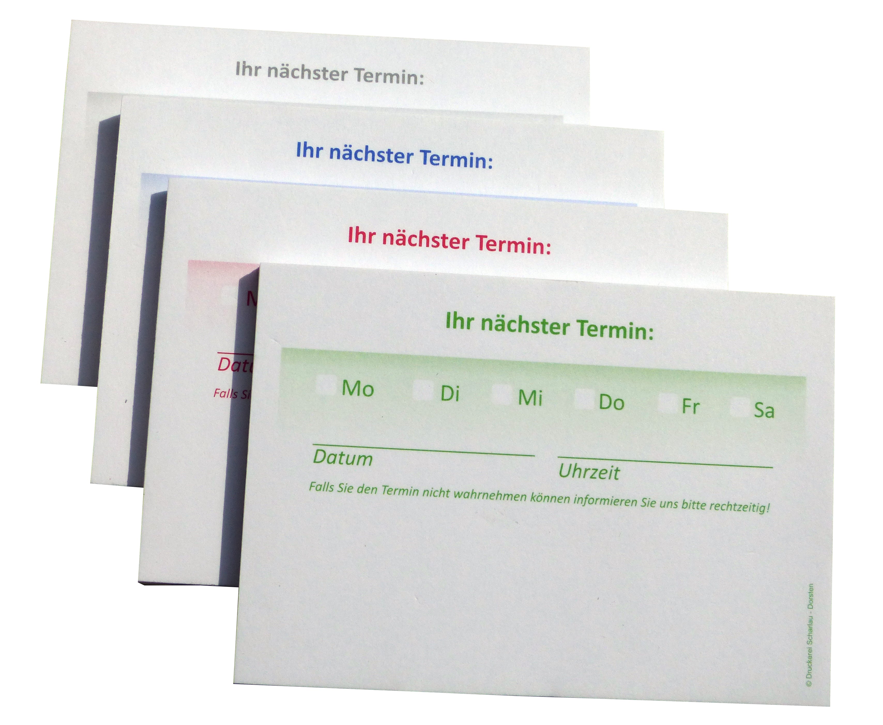 Terminblock Nr. 3 -Terminzettel Termine- Praxis Studio Ärzte Frisör, M ...